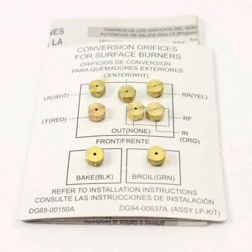 Samsung Oven Range Propane to Natural Gas Conversion Kit DG94-00637A N